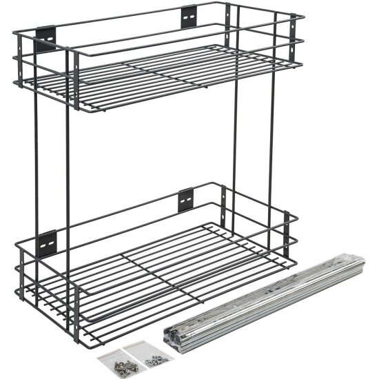 Бутылочница Lemax Prof 300 мм, с боковым креплением, вулканический серый (VK-01-300VG)