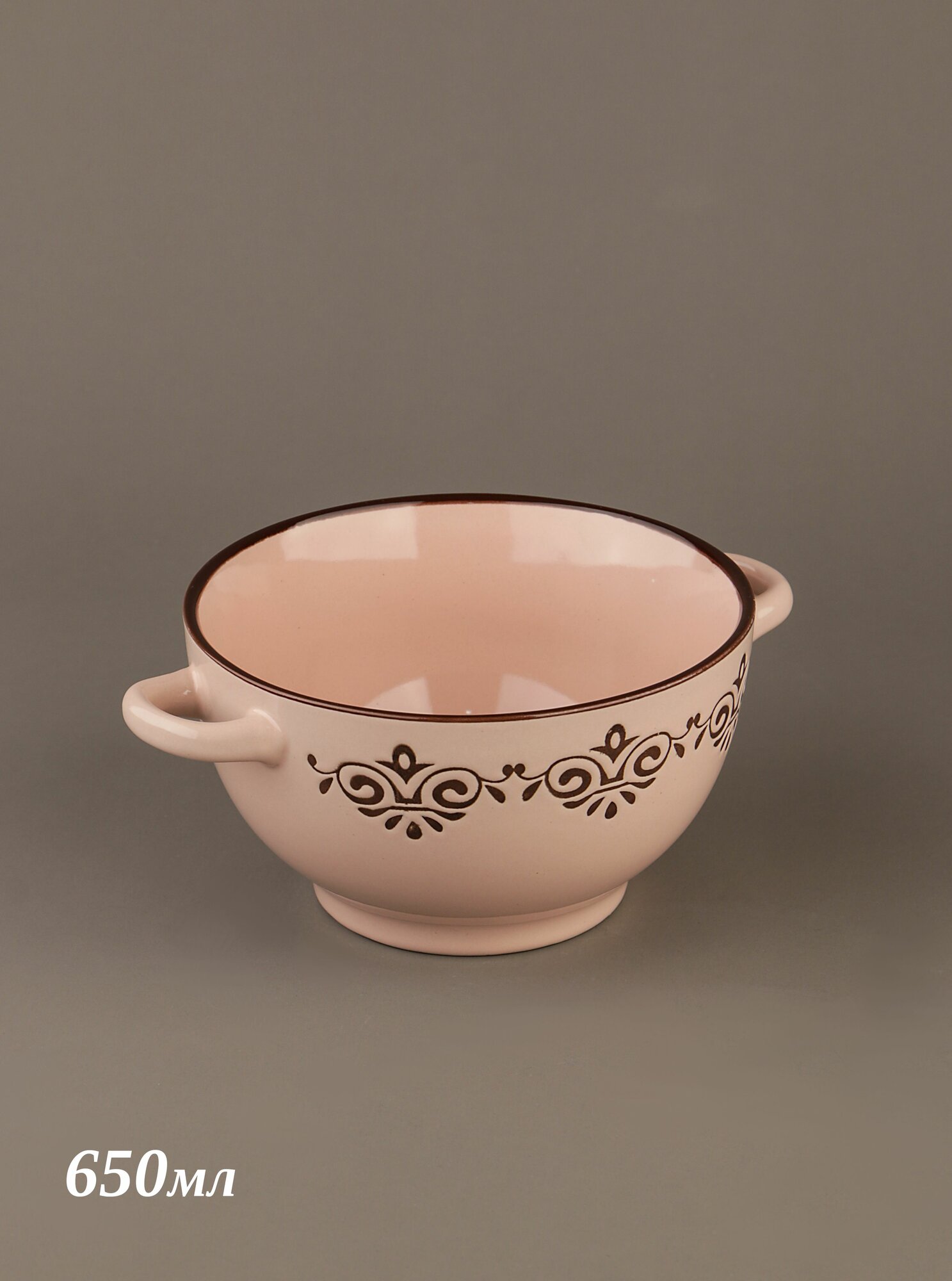 Бульонница 650 мл Орнамент