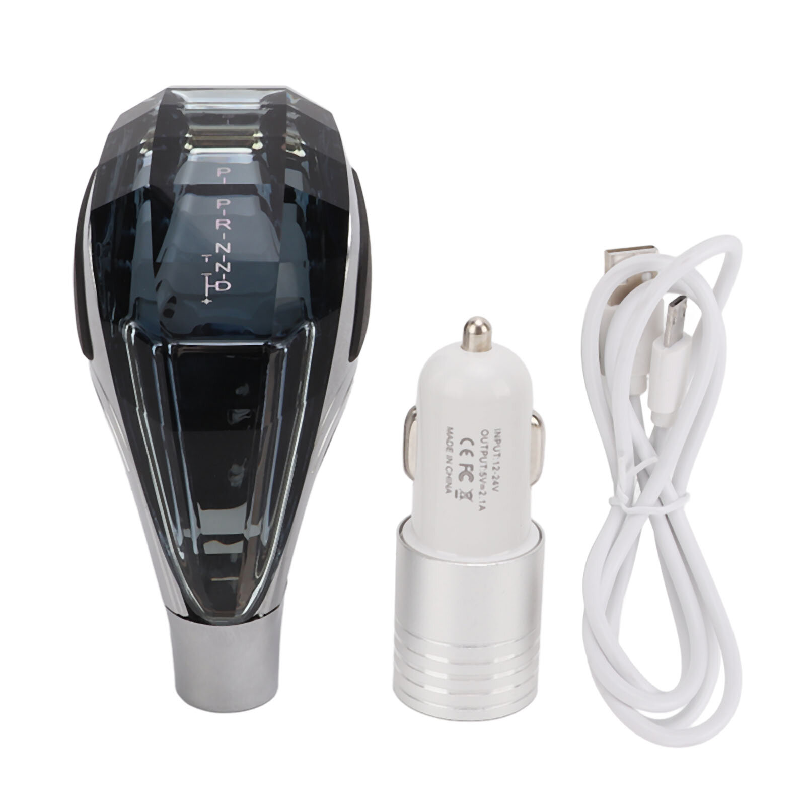 Светодиодная Хрустальная Головка Ручки Переключения Передач 7-Цветного Автоматического Переключателя С Сенсорной Активацией для Рычага Переключения Передач Автомобиля M12 M10 M8