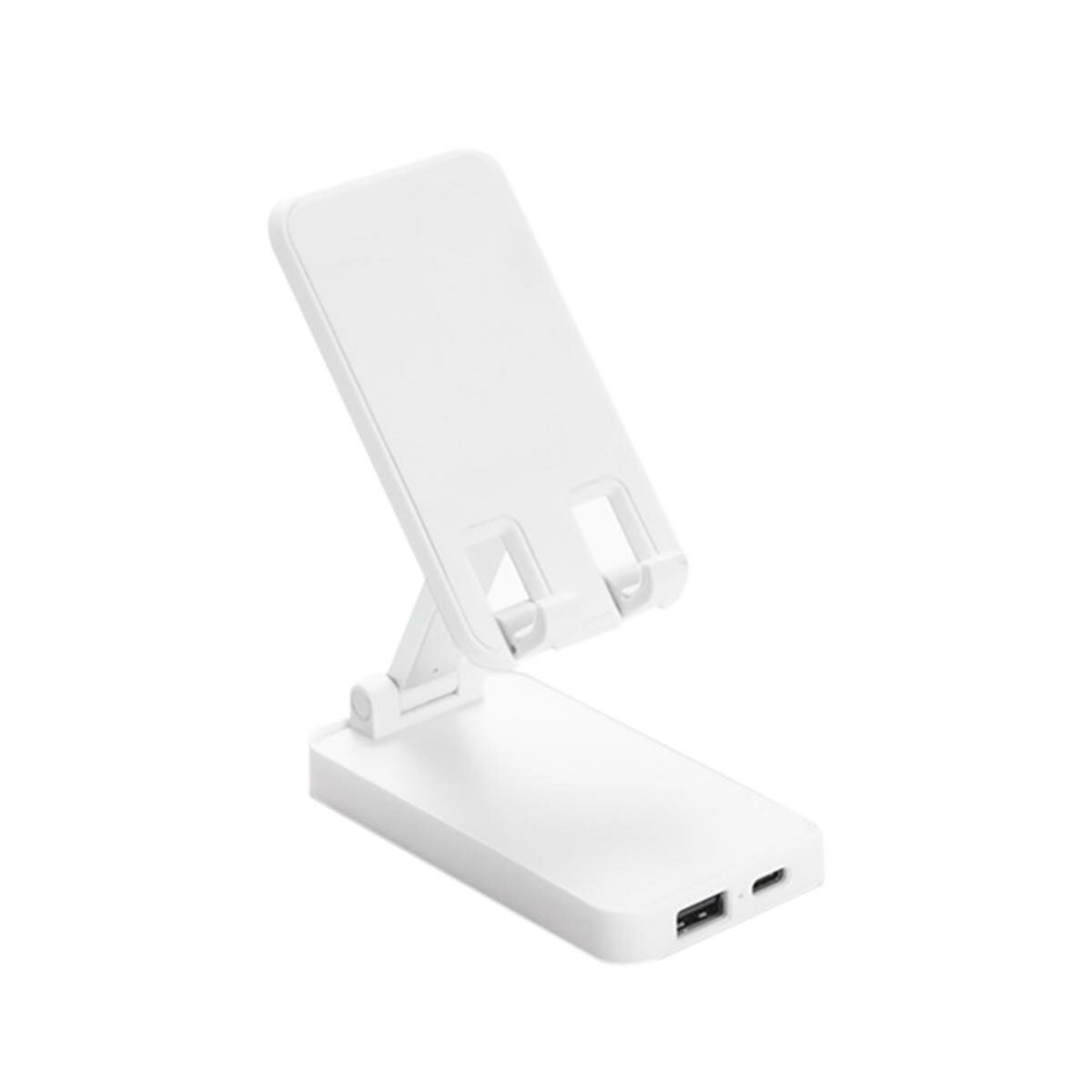 Держатель для телефона с внешним аккумулятором USB емкостью 4000 мАч, складная подставка для телефона, регулируемая по в