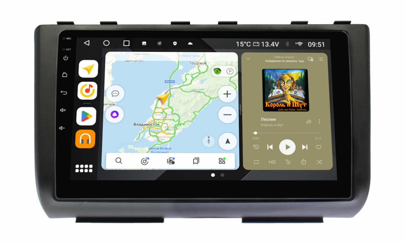 Магнитола Hyundai Creta, ix25 2021+ / 10 дюймов, 4/64GB, 8 ядер, DSP, 4G, Android 10 / Wide Media