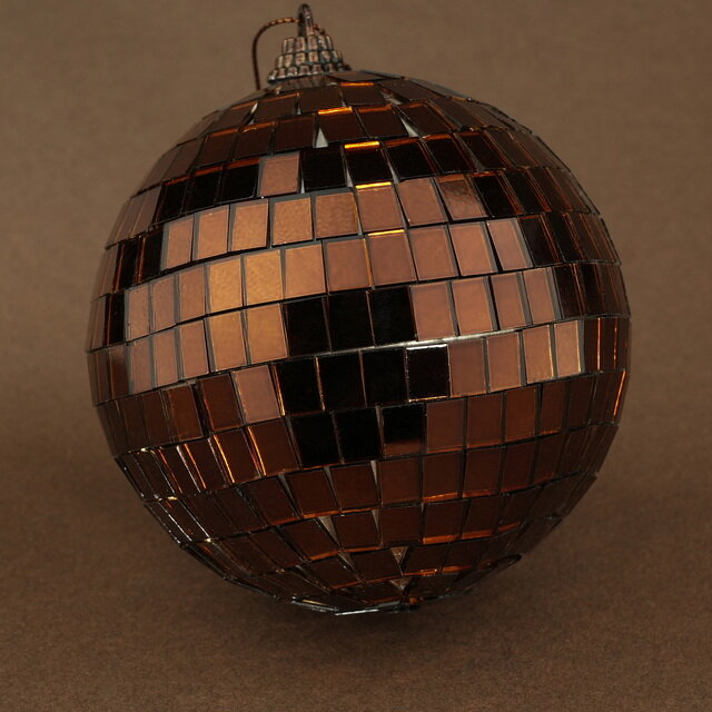 Зеркальный Диско шар Шоколадный 10 см, Koopman, CAA114220
