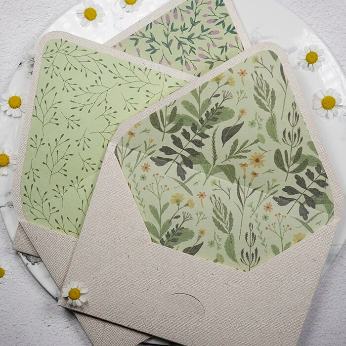 Бумажные конверты из прочной бумаги 5 шт. 3pcs mix random