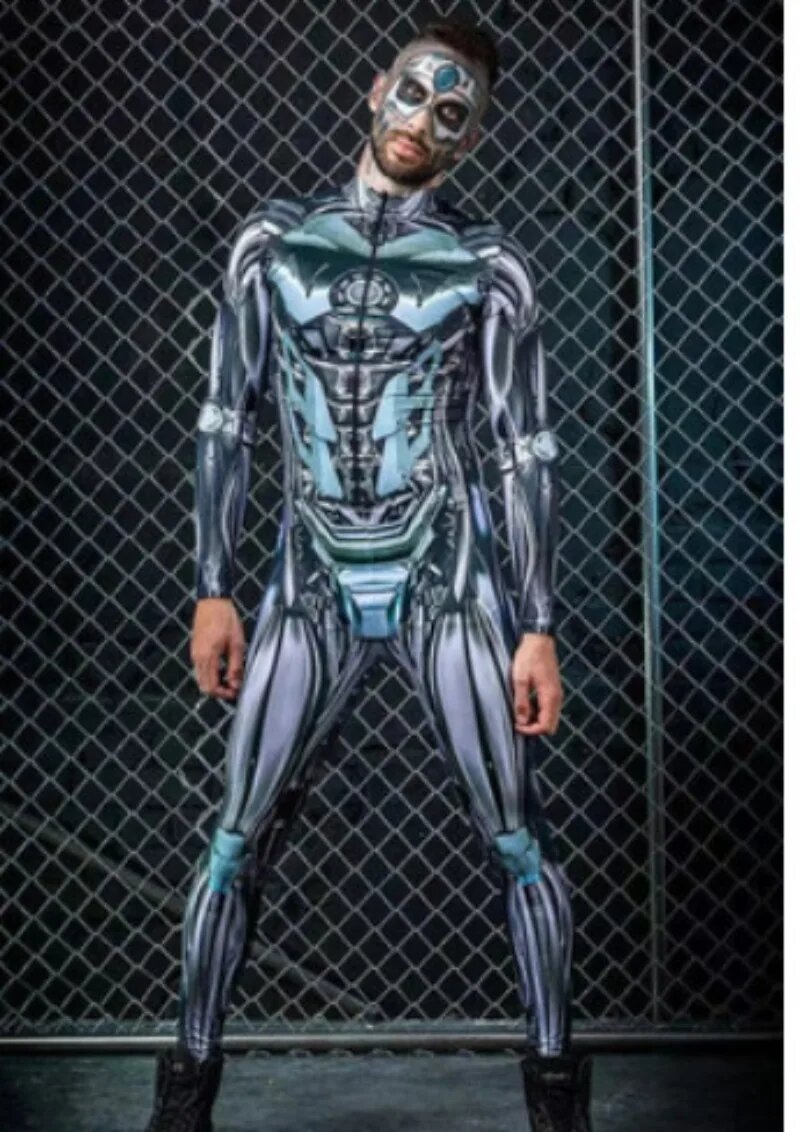 Костюм-комбинезон робот панк М, D