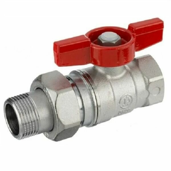 Кран шаровой Giacomini 3/4" американка, ручка-бабочка (R259X005)