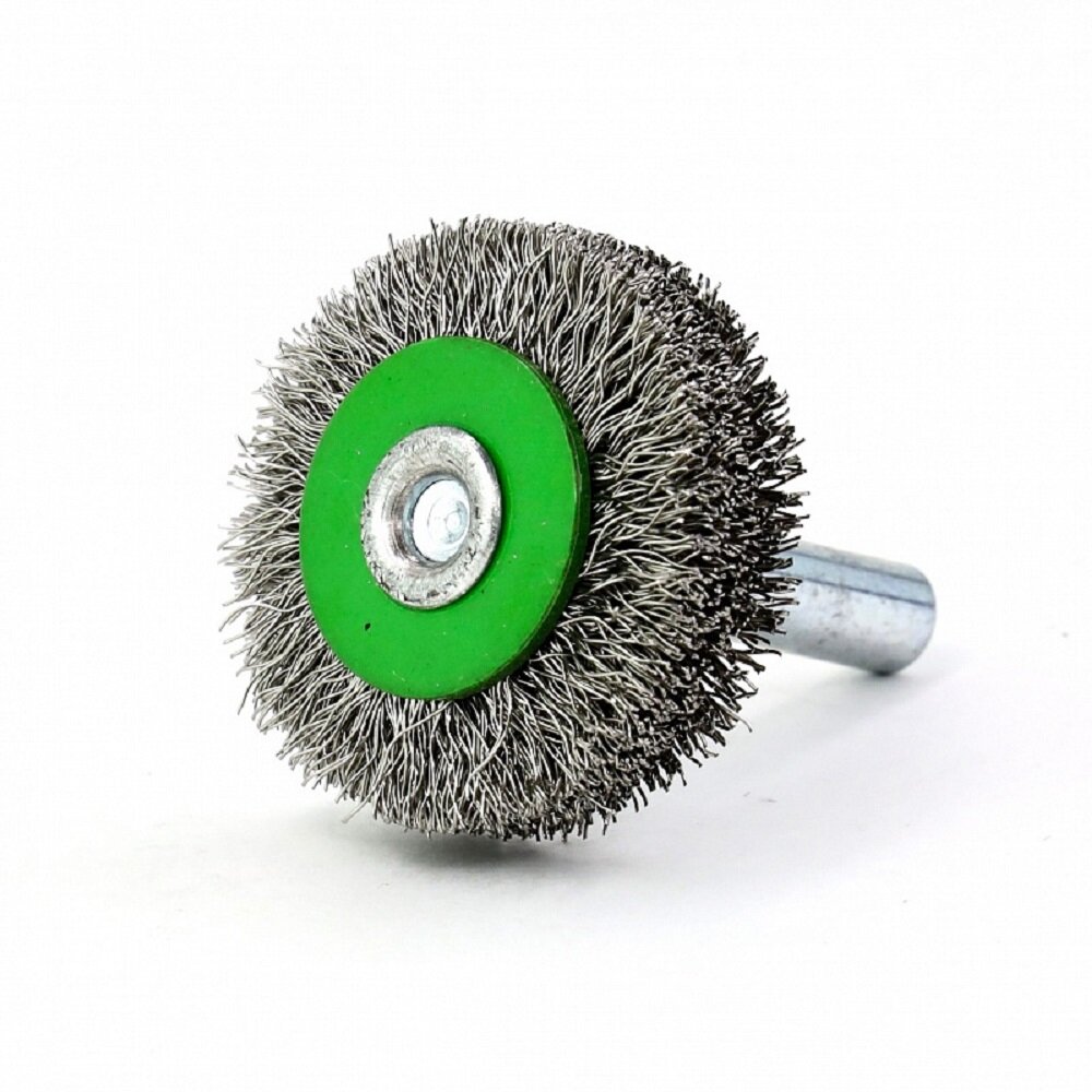 Кордщетка дисковая Д30*9 с хв-м д6, ворс нерж сталь 0,20 до 20000 об/мин 502.342-0008 OSBORN