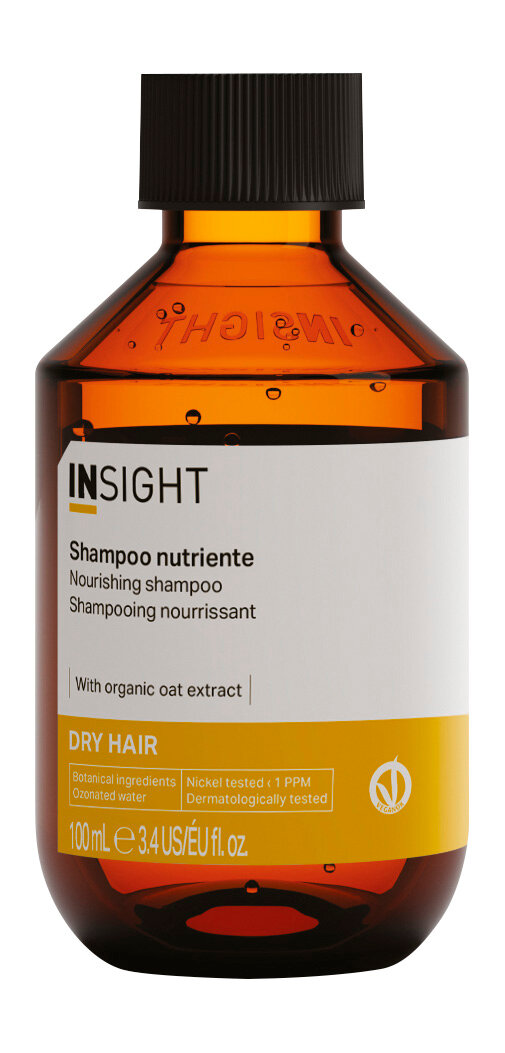 INSIGHT Dry Hair Шампунь для сухих волос для увлажнения и питания, 100 мл