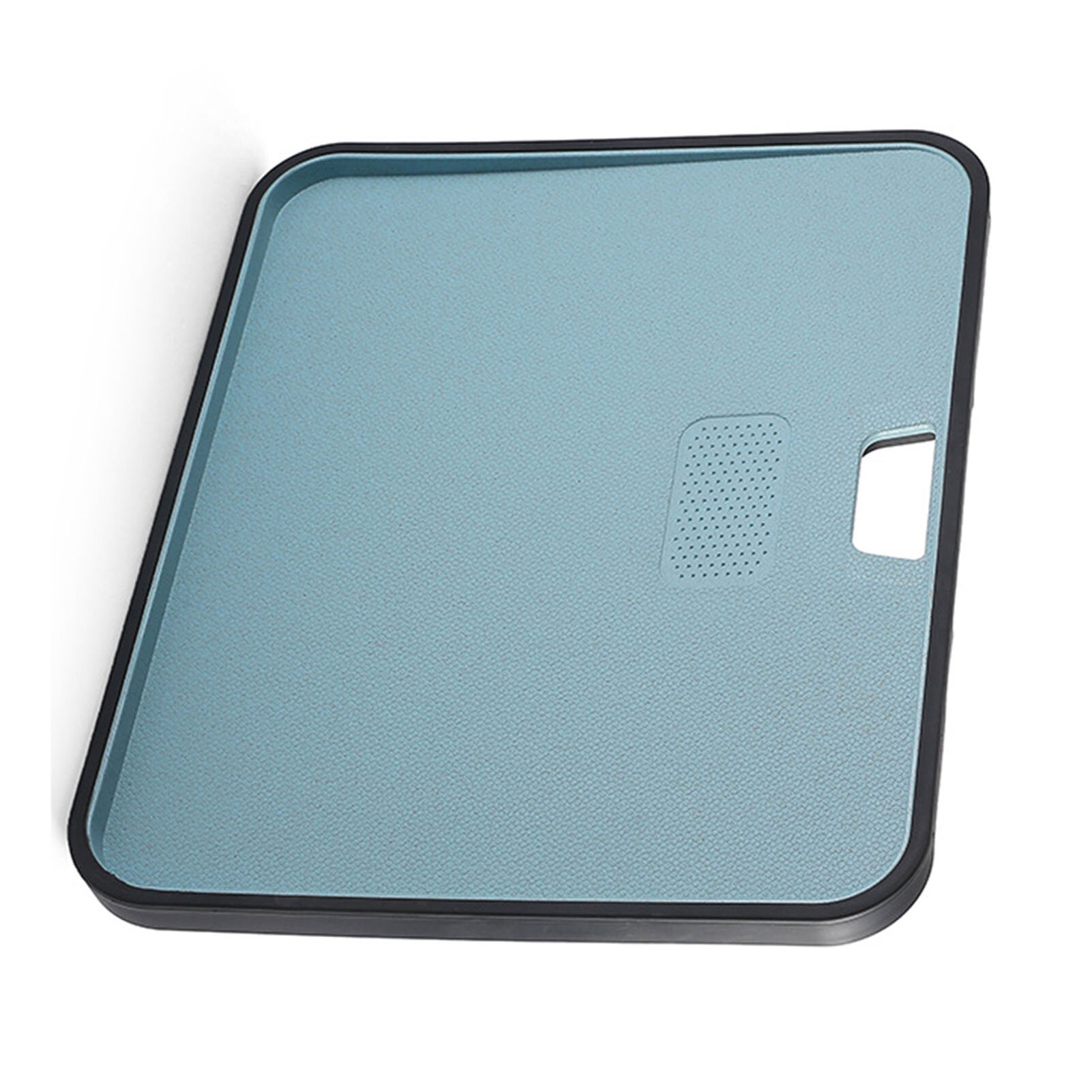 Разделочная доска, двухсторонняя, противоскользящая, портативная разделочная доска для кухни, мяса, фруктов, овощей, синяя