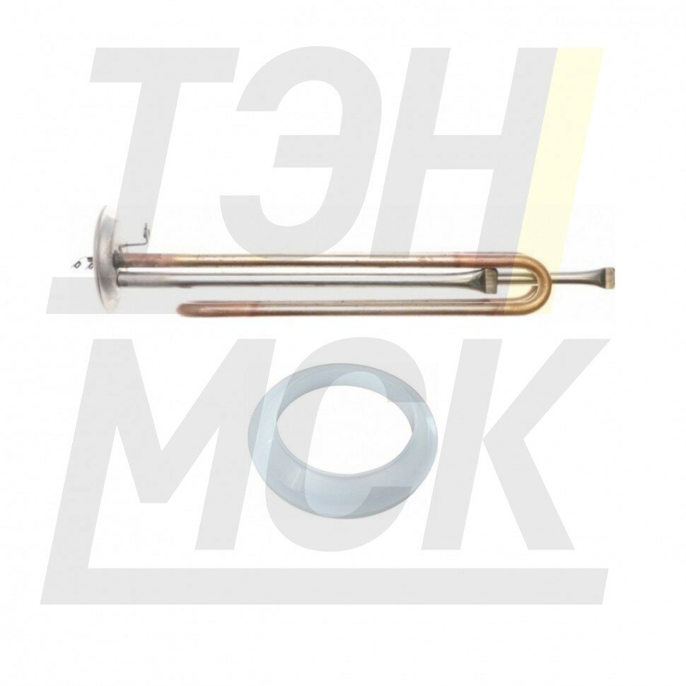 Комплект ТЭН 2 кВт (2000 Вт) RF для водонагревателя Thermex, Timberk, ATT, Monlan под анод М6 клеммы под винт + прокладка, 10059K1