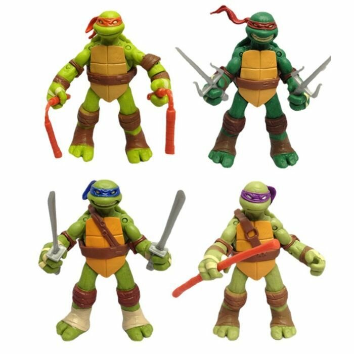 Набор фигурок Toys-Box Черепашки Ниндзя (Ninja Turtle) 11 см./4 шт.