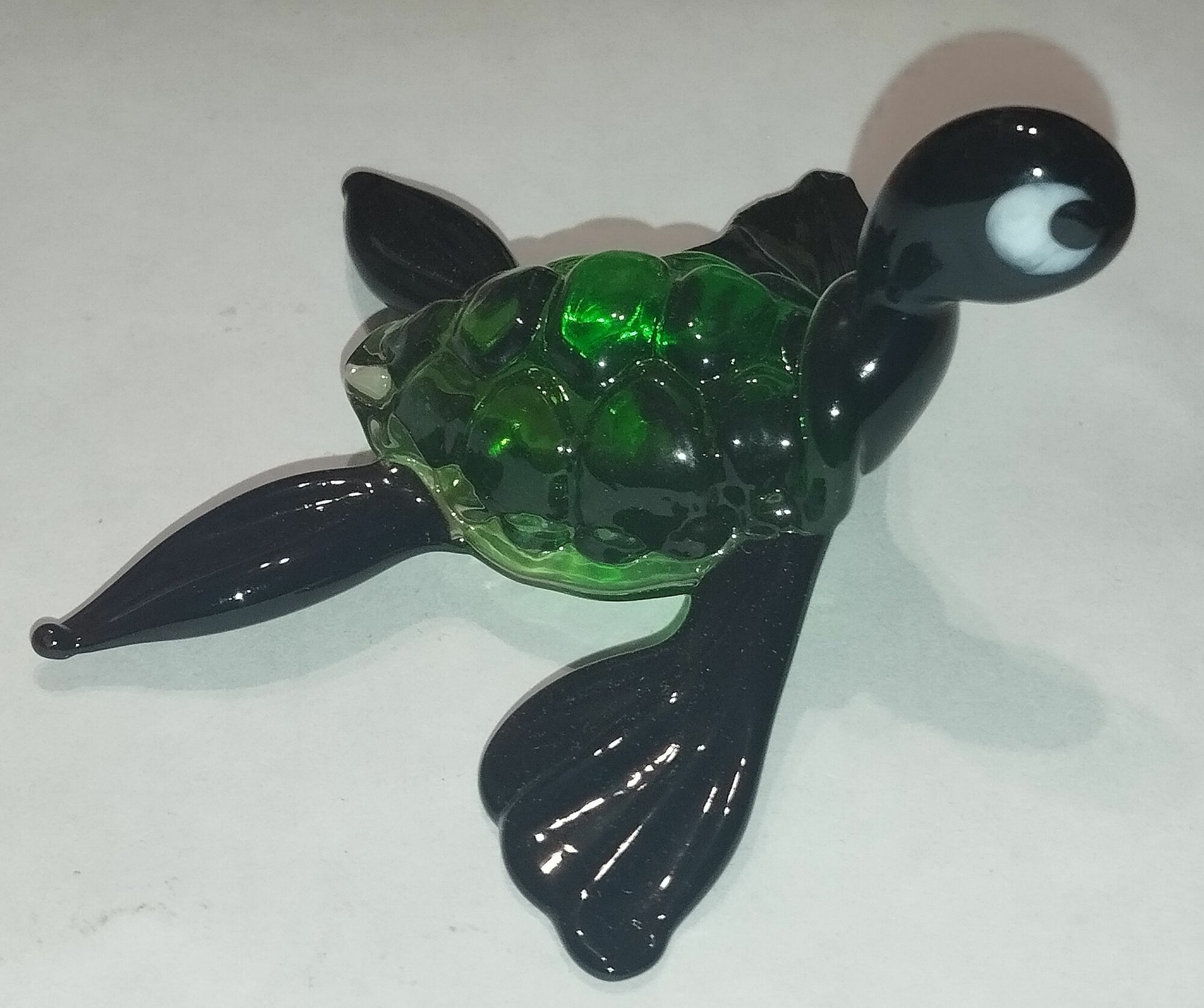 Стеклянная фигурка черепаха