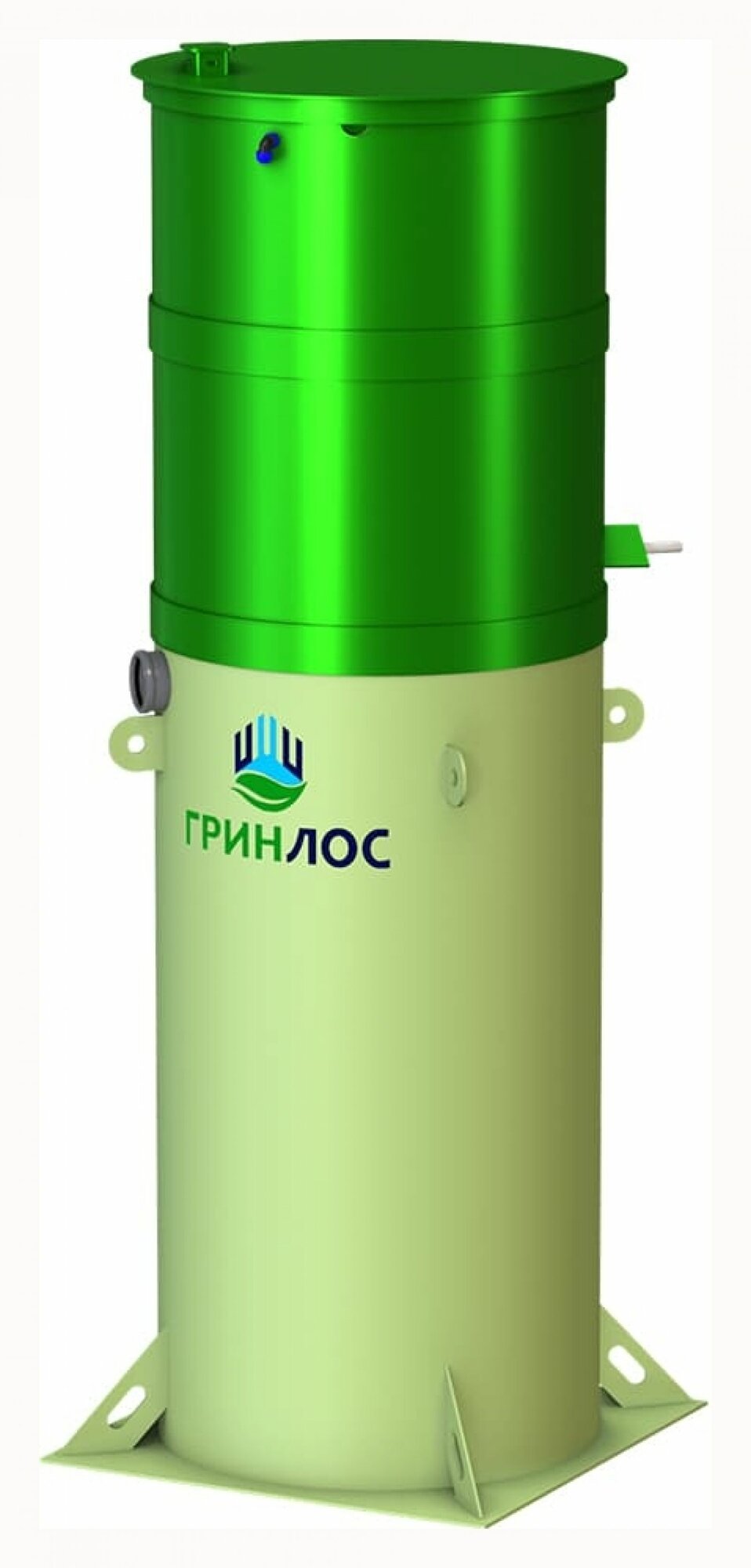 Септик для дома Гринлос Аэро Лайт 6 Пр Лонг (1.2 м3/сут, с насосом, на 6 человек)