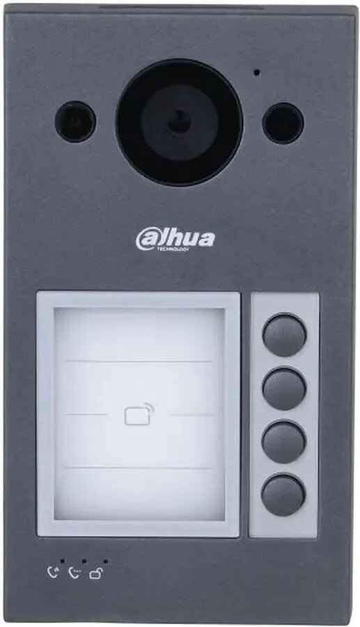 DHI-VTO3311Q-WP / Видеопанель Dahua DHI-VTO3311Q-WP, цветная, серый
