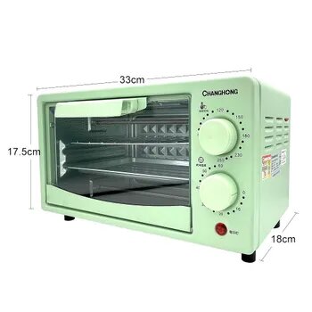 Мини-печь Chronus-KC00119 Мини Духовка Электрическая Настольная Печь-20231211EE-25, светло-зеленый