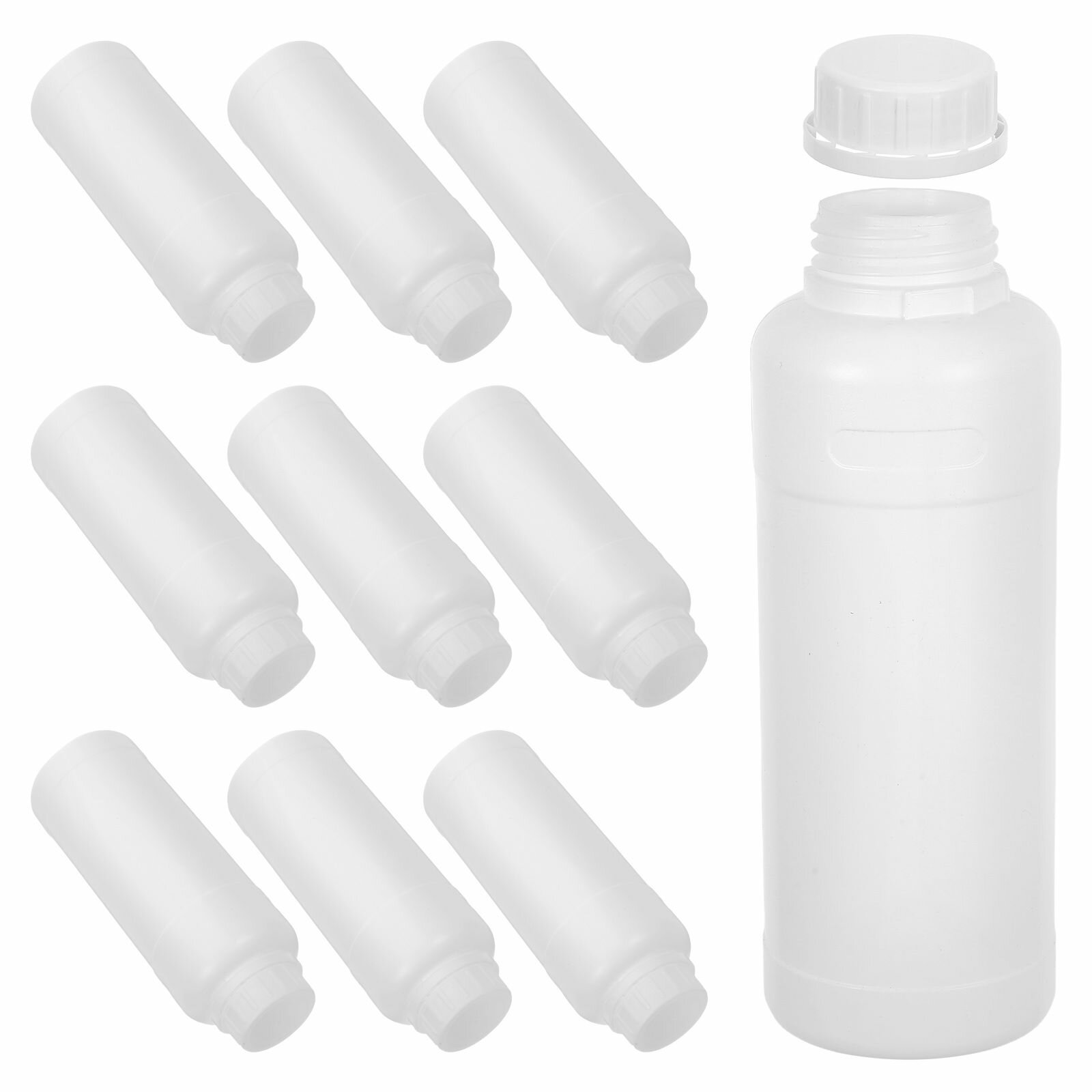 10 Штук Пластиковых Бутылок, Из ПЭ, Для Лабораторных Исследований