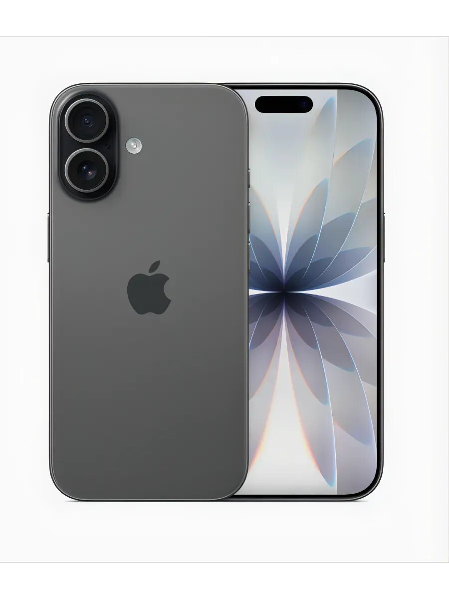 Смартфон Apple iPhone 17, 512GB, eSIM, экран 6,3", камера 48+12Мп, черный — фото 1