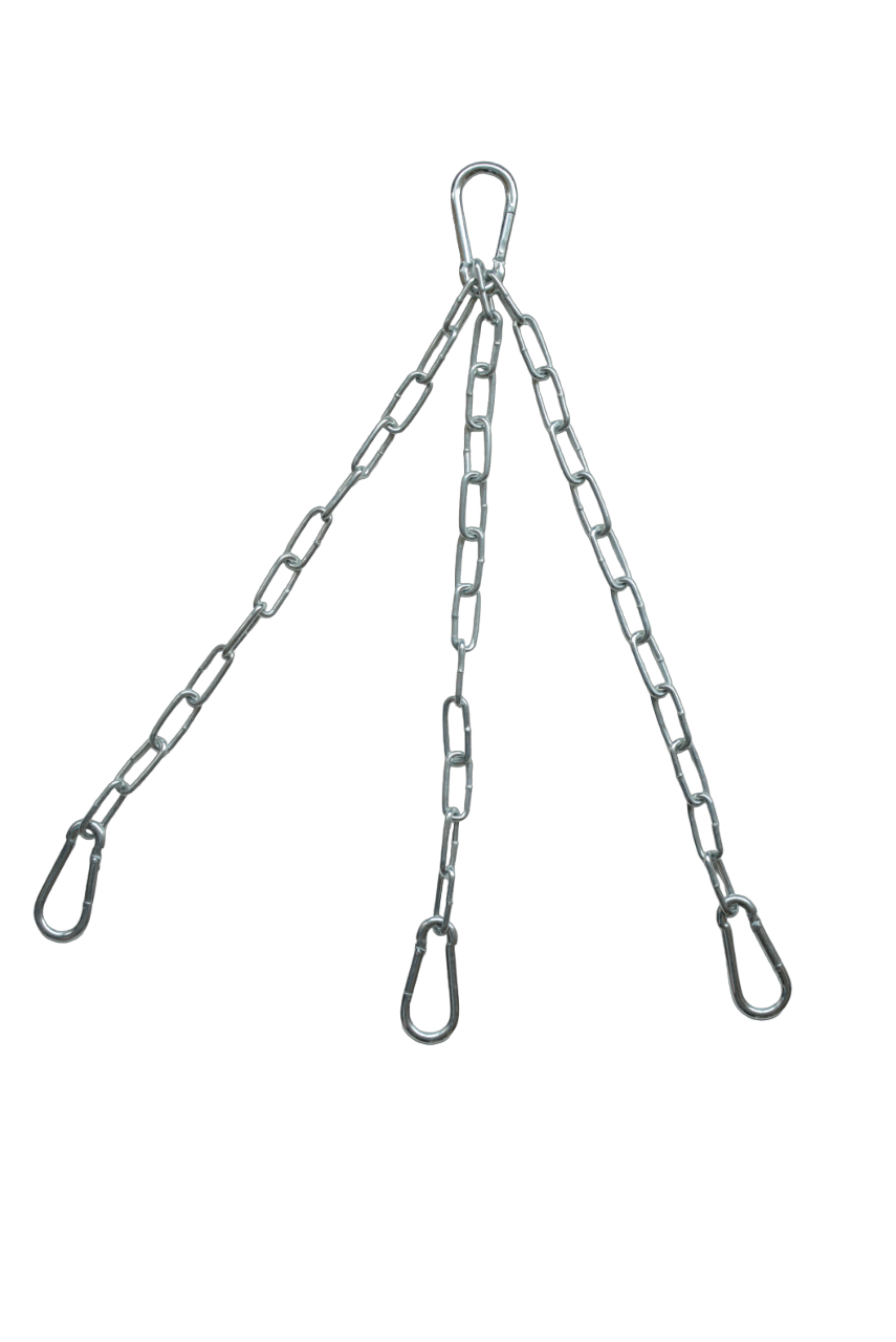 Подвес цепной для боксерского мешка Rekoy, 3 луча по 38 см, карабины