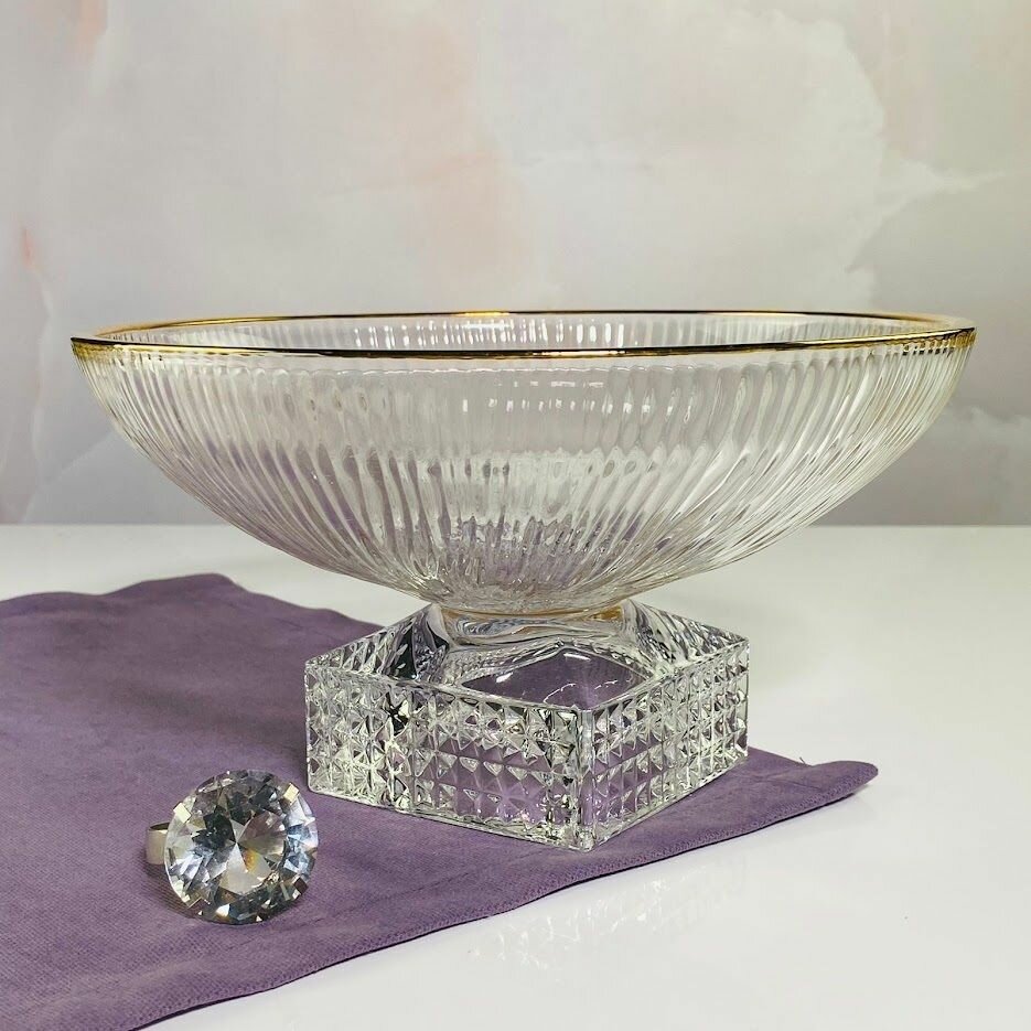 Фруктовница 27,5 см на ножке