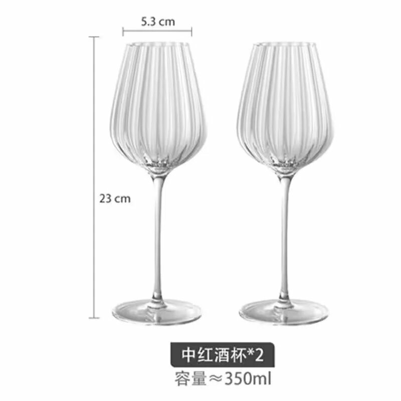 Хрустальные бокалы JIUAN для красного вина