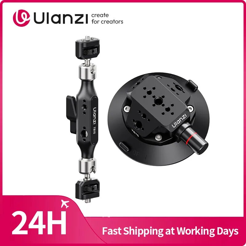 Ulanzi TB15 Кронштейн-присоска для камеры, 3 Suction 3 Arm