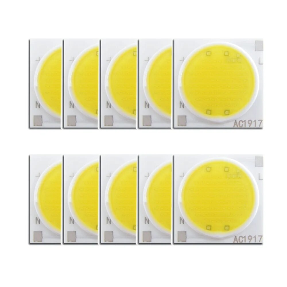Светодиодные чипы керамические 10 шт. warm and happy 3-50Вт 220В Natural White 4000K, 5W 1414MM 10pcs