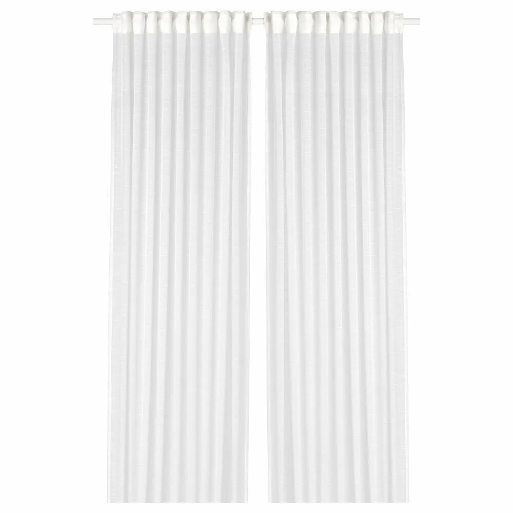 IKEA Комплект штор гардина GJERTRUD 145х300 см белый
