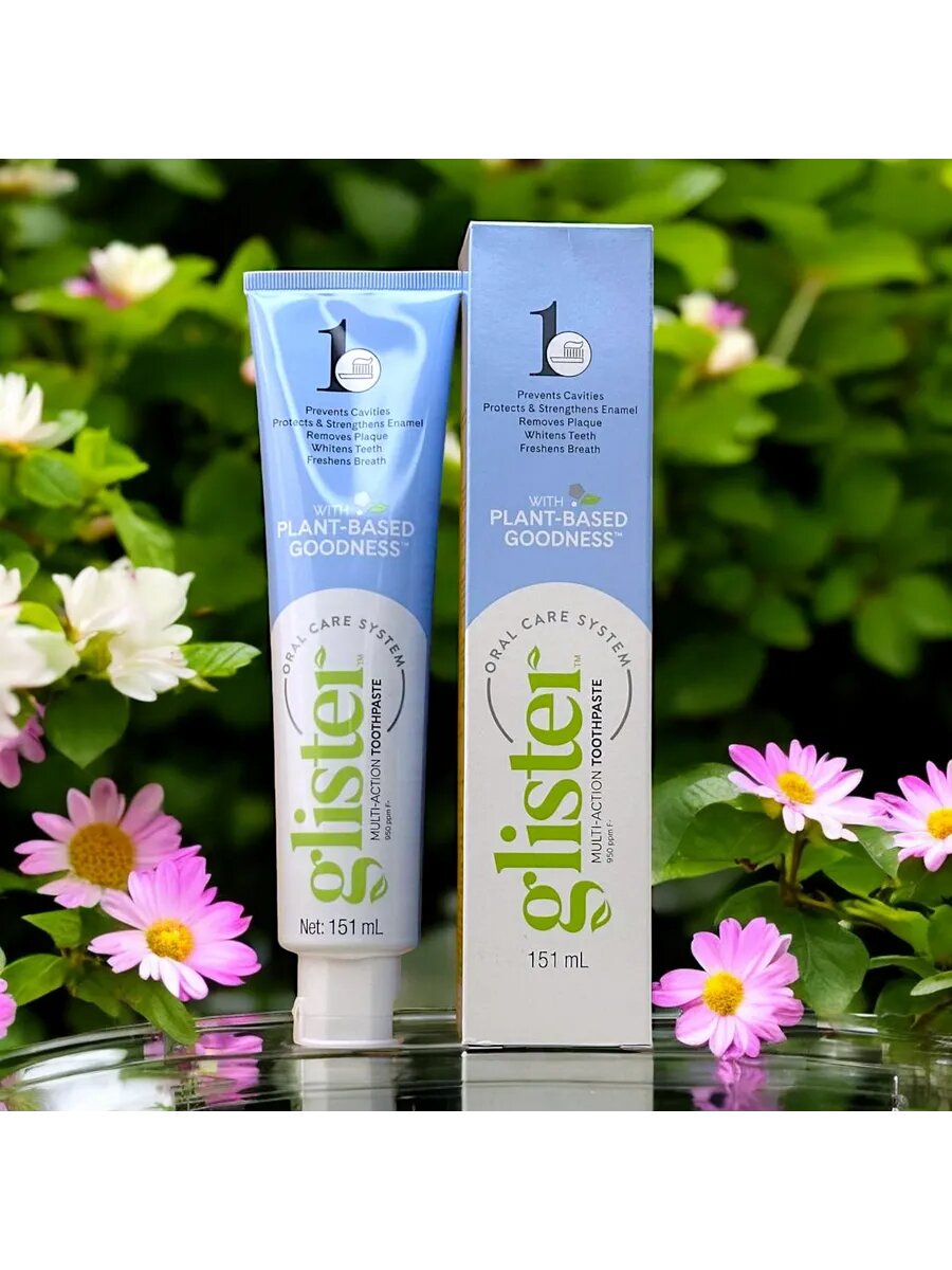Многофункциональная фторсодержащая зубная паста Glister™ способствует отбеливанию зубов