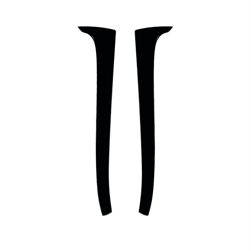 Спойлер на заднее боковое крыло автомобиля, комплекты кузова, внешнее украшение, модификация, глянцевый черный для Volkswagen VW Polo 9N 2001-2009