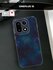 Силиконовый чехол на OnePlus 15 / Ван Плас 15 с принтом Фон соты синие