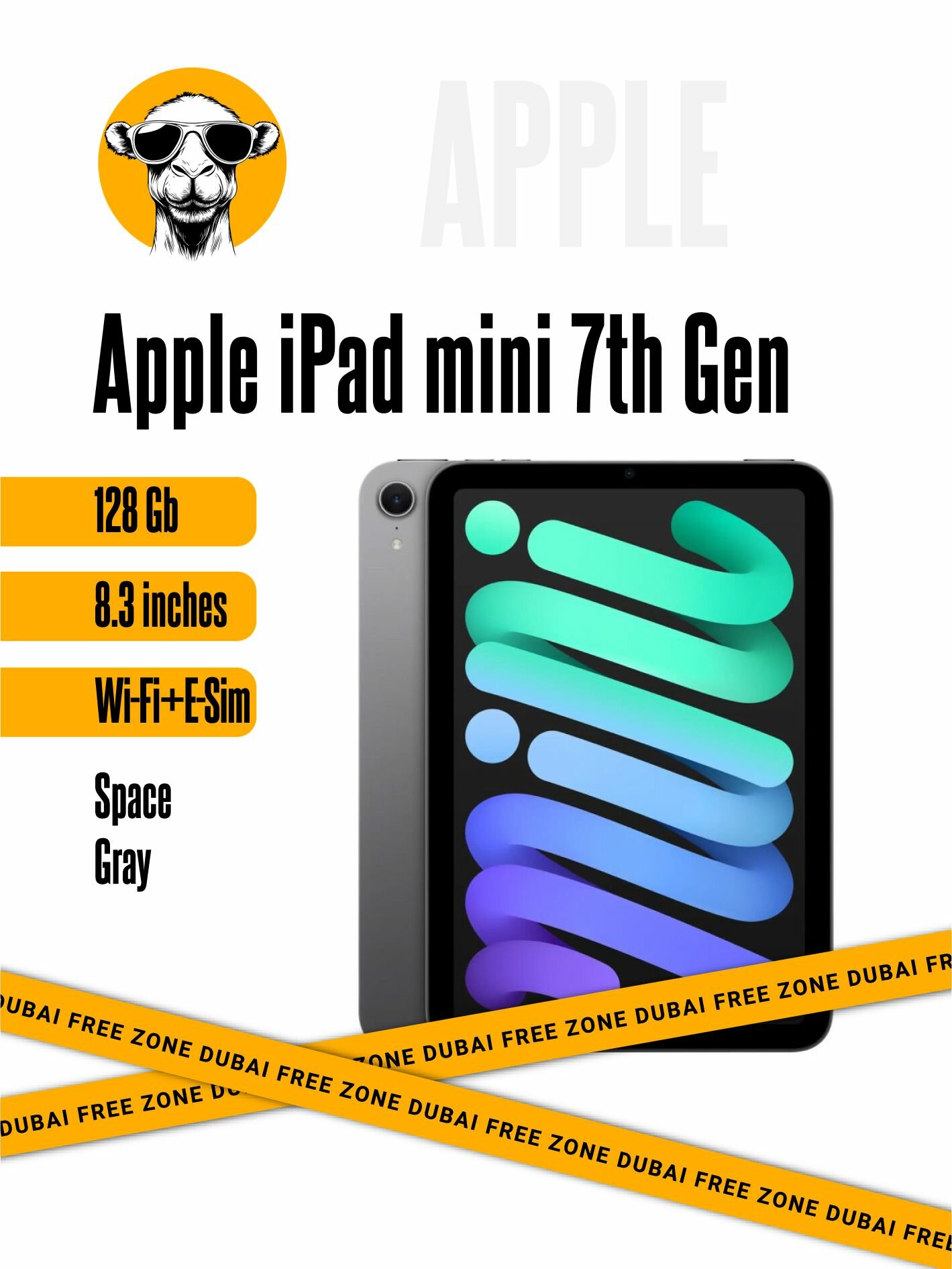 Планшет Apple iPad mini 7 2024 LTE 128Gb Space Gray/Серый