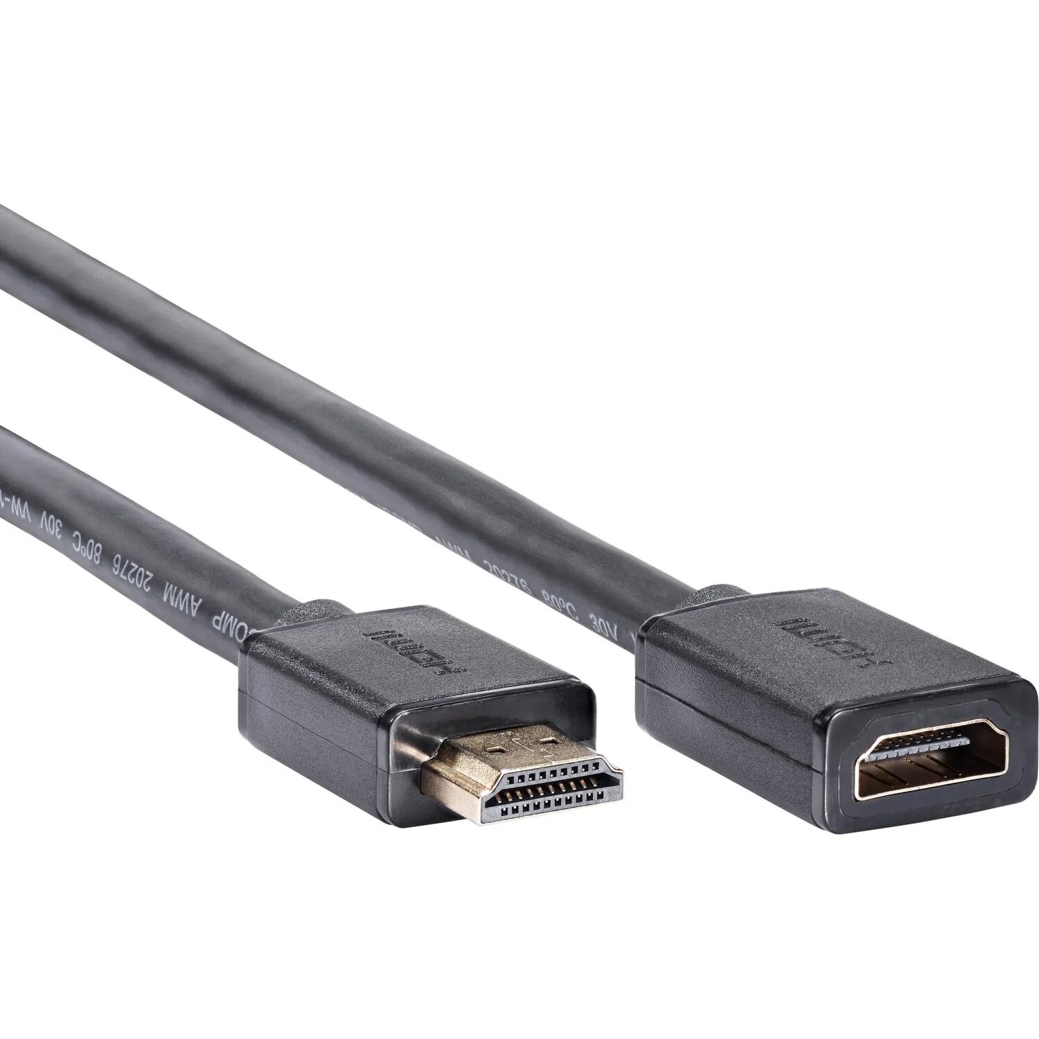 Кабель удлинительный HDMI-19M/F ver 2.1, 0.5m, Telecom 