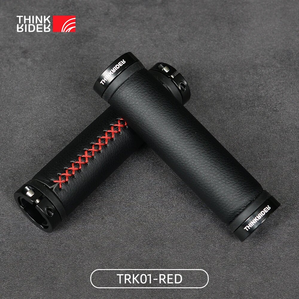 ThinkRider TRK01 Red кожаные ручки для велосипеда