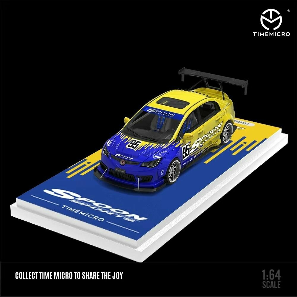 TimeMicro 1:64 Spoon Модели Автомобилей Аллюминиевых , Модифицированные Honda Civic/NSX