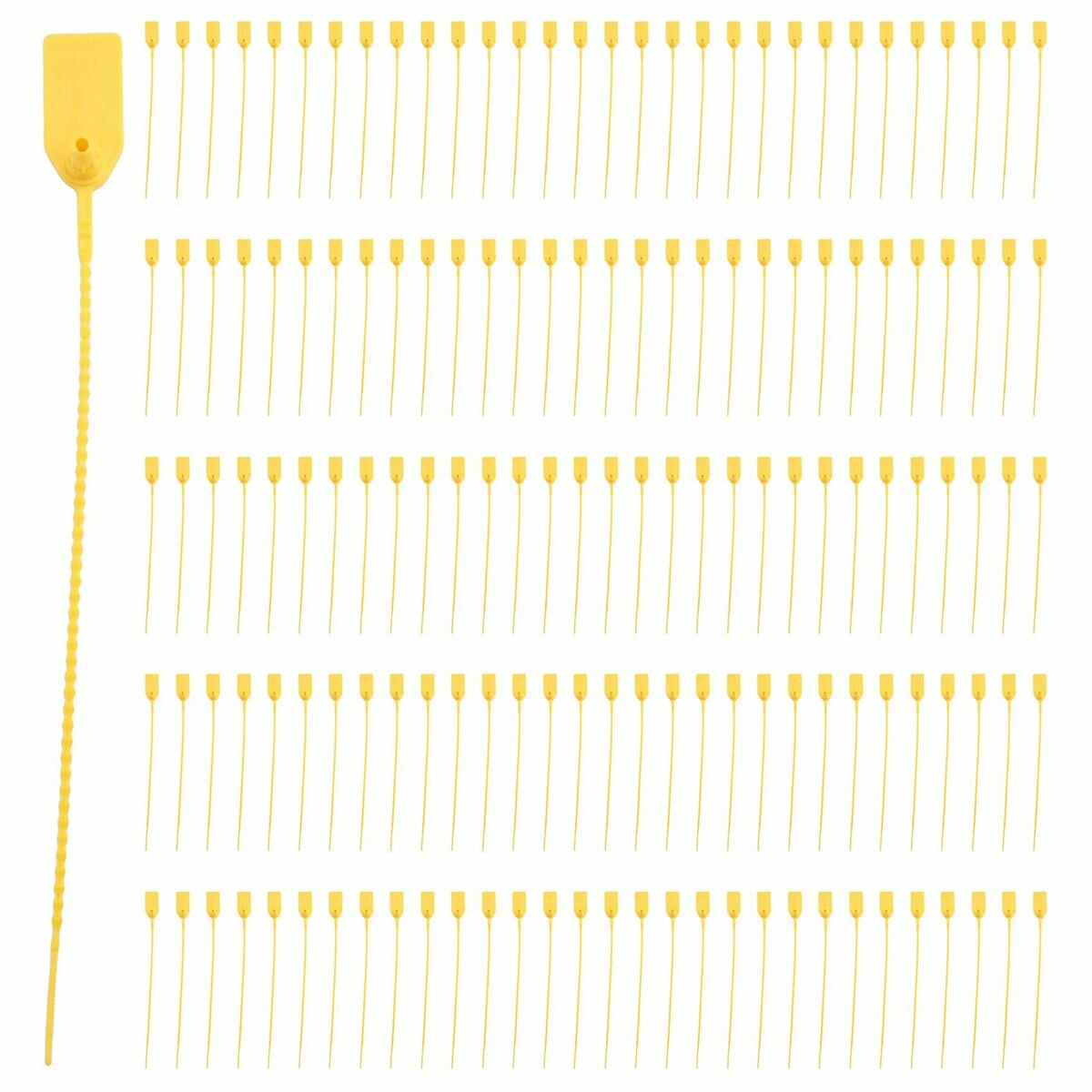 400 пластиковых пломб, пронумерованные бирки-стяжки, одноразовые самоблокирующиеся таблички для огнетушителей, доставка, 250 мм E