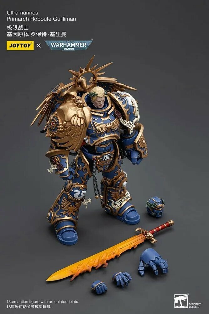JOYTOY Warhammer 40K Ultramarines Primarch Roboute Guilliman 1/18 Подвижная фигурка