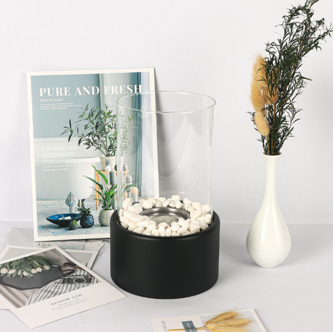 Биокамин Bradex Прометей, настольная установка, ABS пластик, нержавеющая сталь