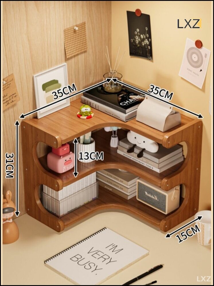 Эксклюзивный стеллаж угловой для рабочего стола