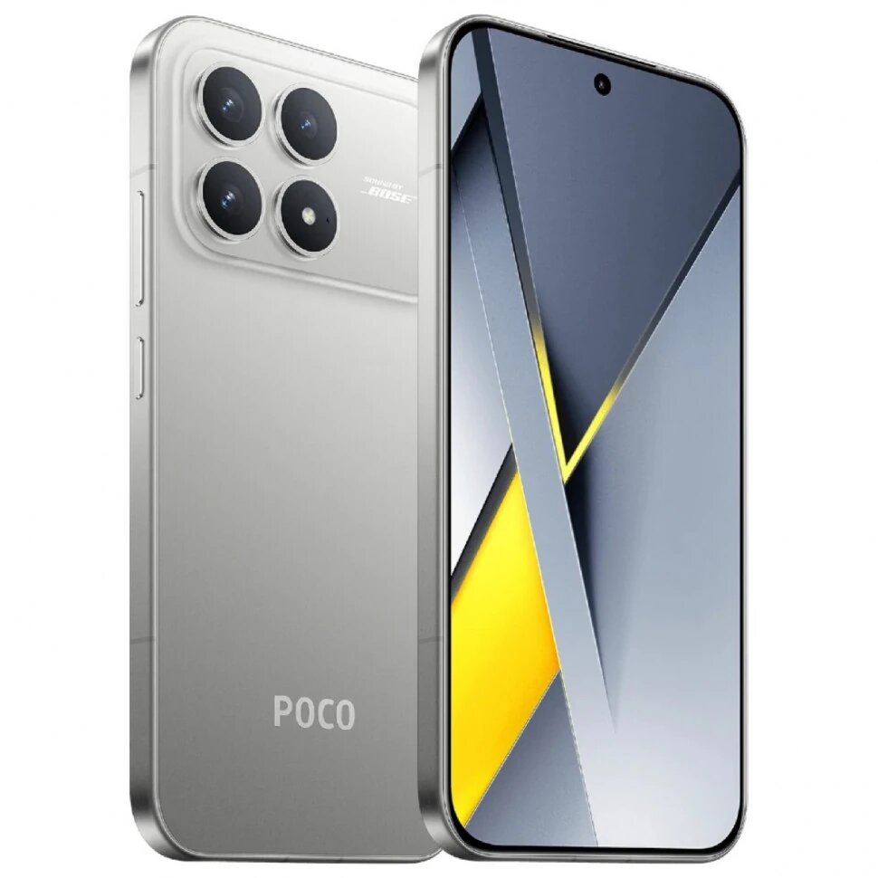 Смартфон Xiaomi Poco F8 Pro Global 12/256 ГБ, Silver (Серебристый)