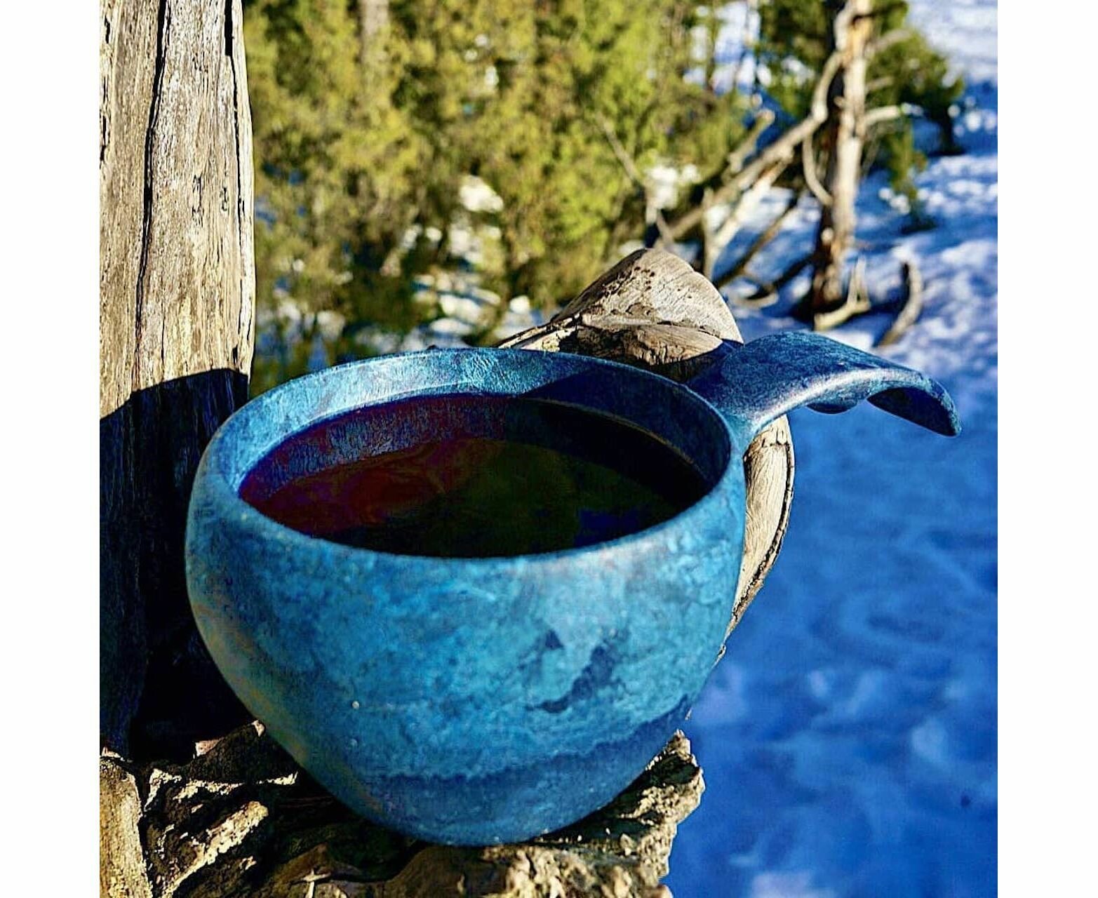 Финская чашка-кукса Kupilka 21 Classic cup (210 мл.) up. Цвет: Blueberry