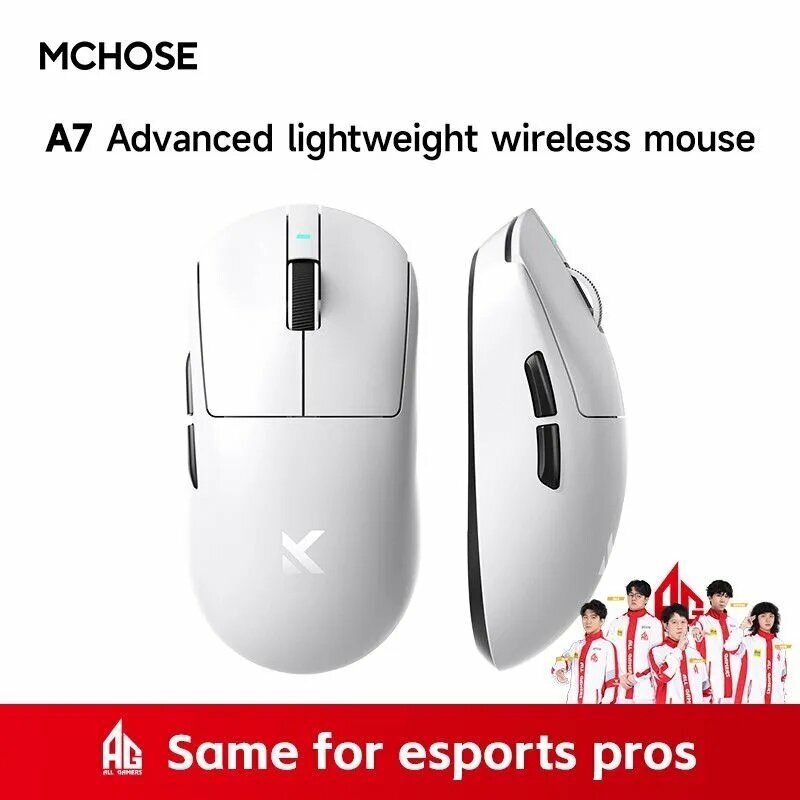 MCHOSE A7 Rro/Ultra Беспроводная игровая мышь PAW3950 26000DPI оптический сенсор 8 КГц