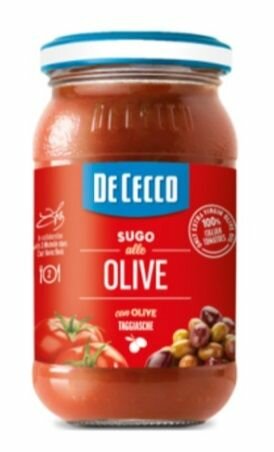 Соус томатный De Cecco Siciliana, с оливками, неострый, 200 г