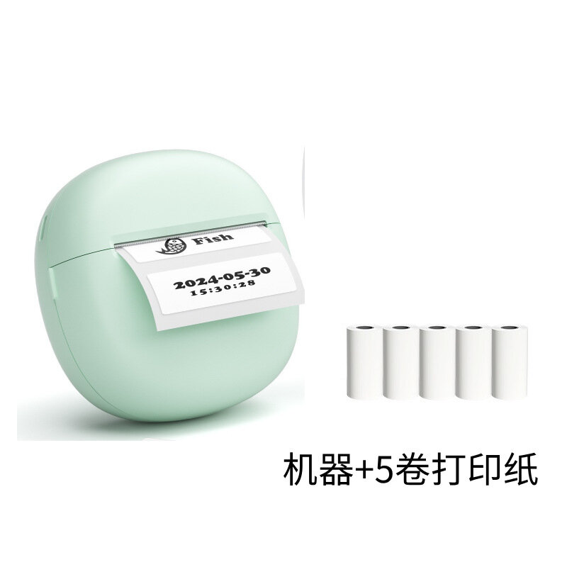 Мини-принтер LUCKJINGLE-A2, портативный принтер, этикетки, стикеры, Bluetooth, мини-термопринтер