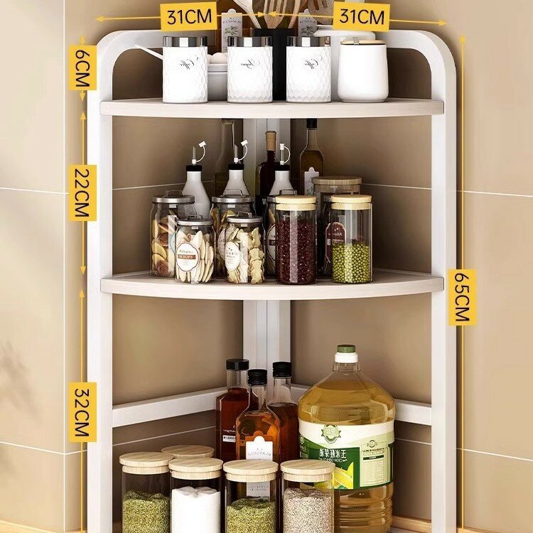 Кухонная полка для хранения, угловая треугольная полка для специй, угловой органайзер для специй, многофункциональная полка для приправ