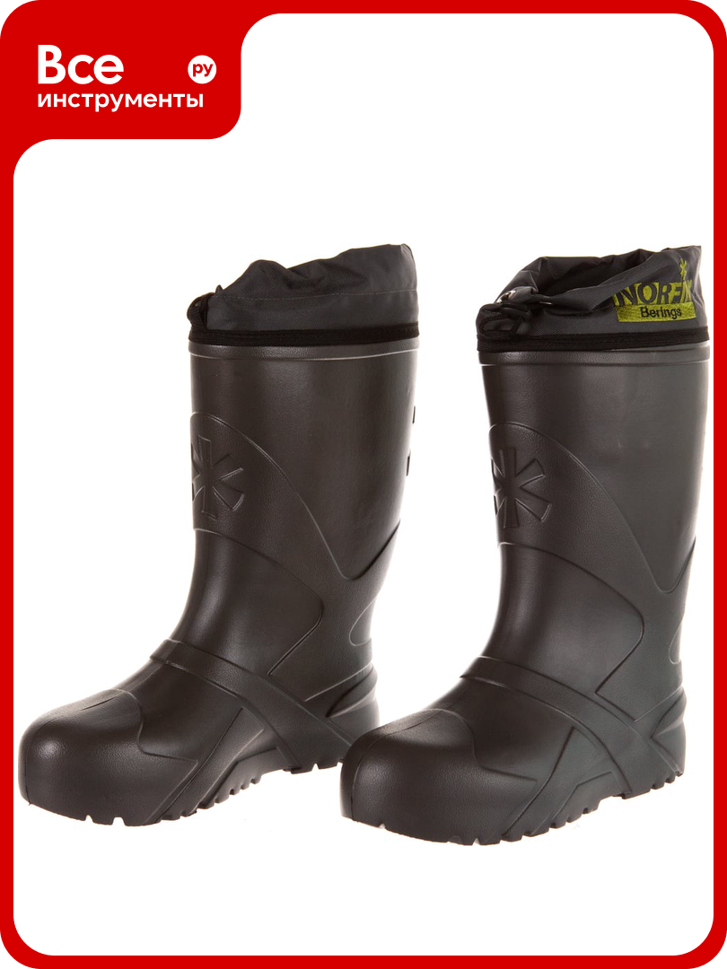 Зимние сапоги с манжетой NORFIN BERINGS антрацит, EVA, р.44-45 14862-4445