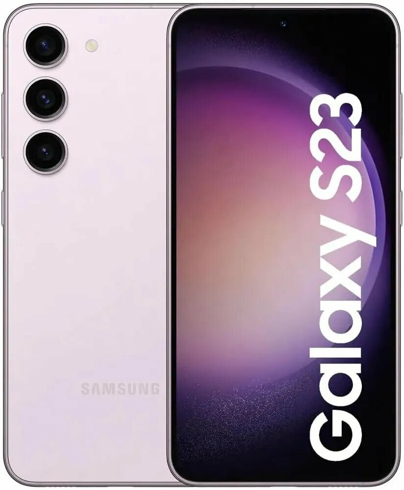 Восстановленный Samsung Смартфон Samsung Galaxy S23 Global 8/128 ГБ, светло-розовый