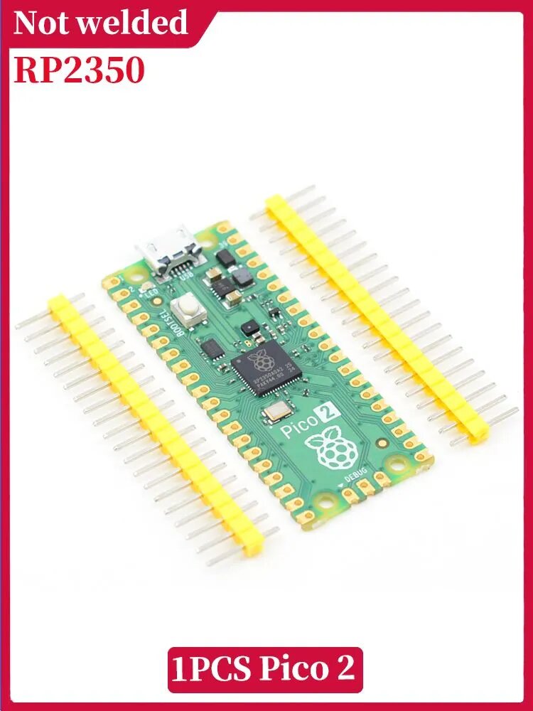 Встроенные кабели Raspberry Pi Pico 2 Ряд сварных штифтов RP2350