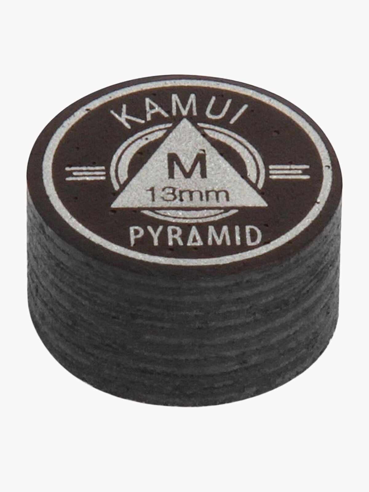 Наклейка для кия Kamui Pyramid Black 13 мм Medium, многослойная, 1 шт.