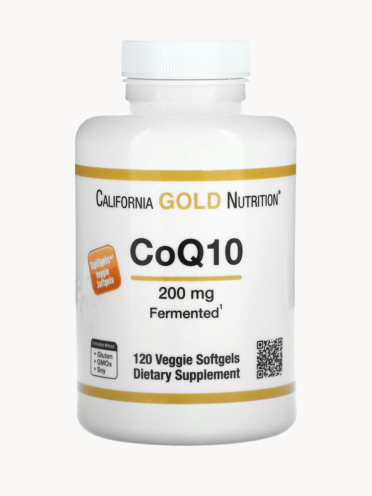 Коэнзим Q10 California Gold Nutrition, для сердца, 100мг, 120 капсул