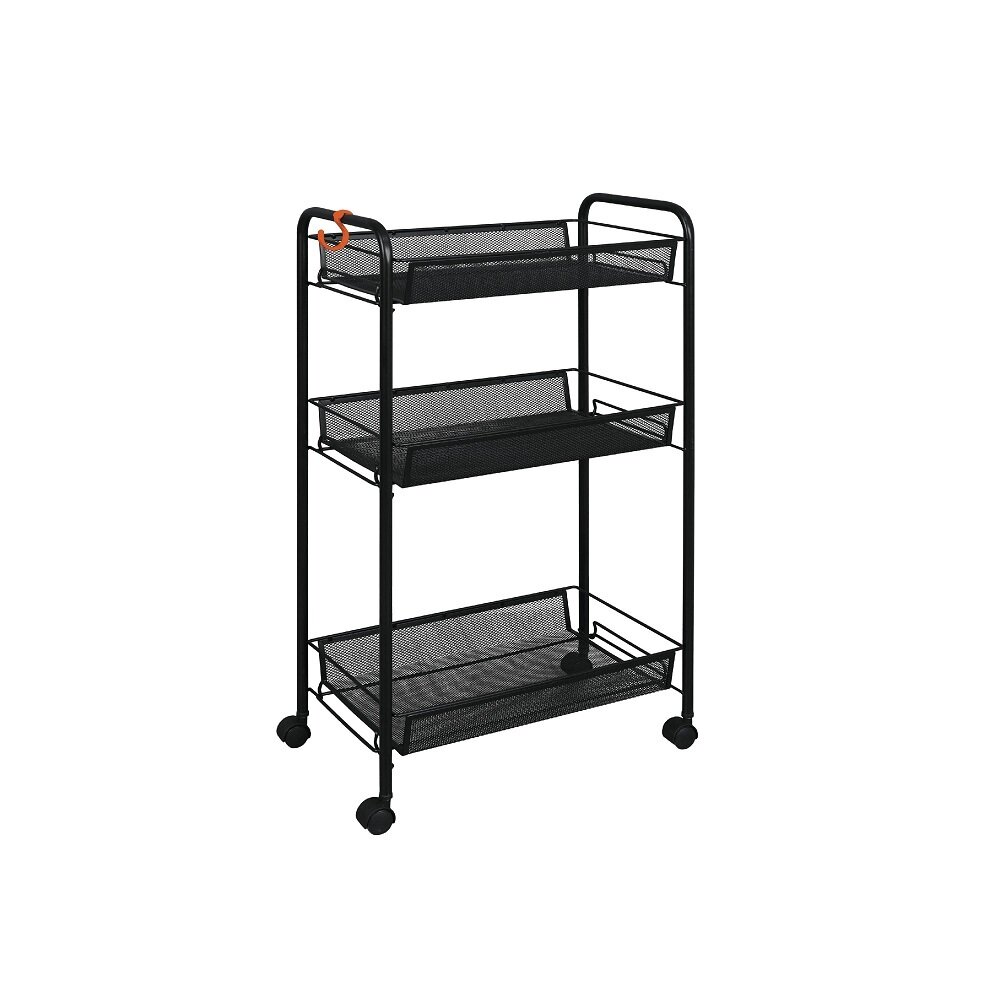 Этажерка для хранения вещей Л2К 44х25х75,5см черный