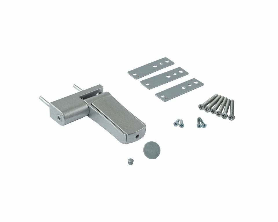 Петля дверная регулируемаяуемая Elementis 3-D 110 мм (14-19,5 мм) на 120 кг, серебро